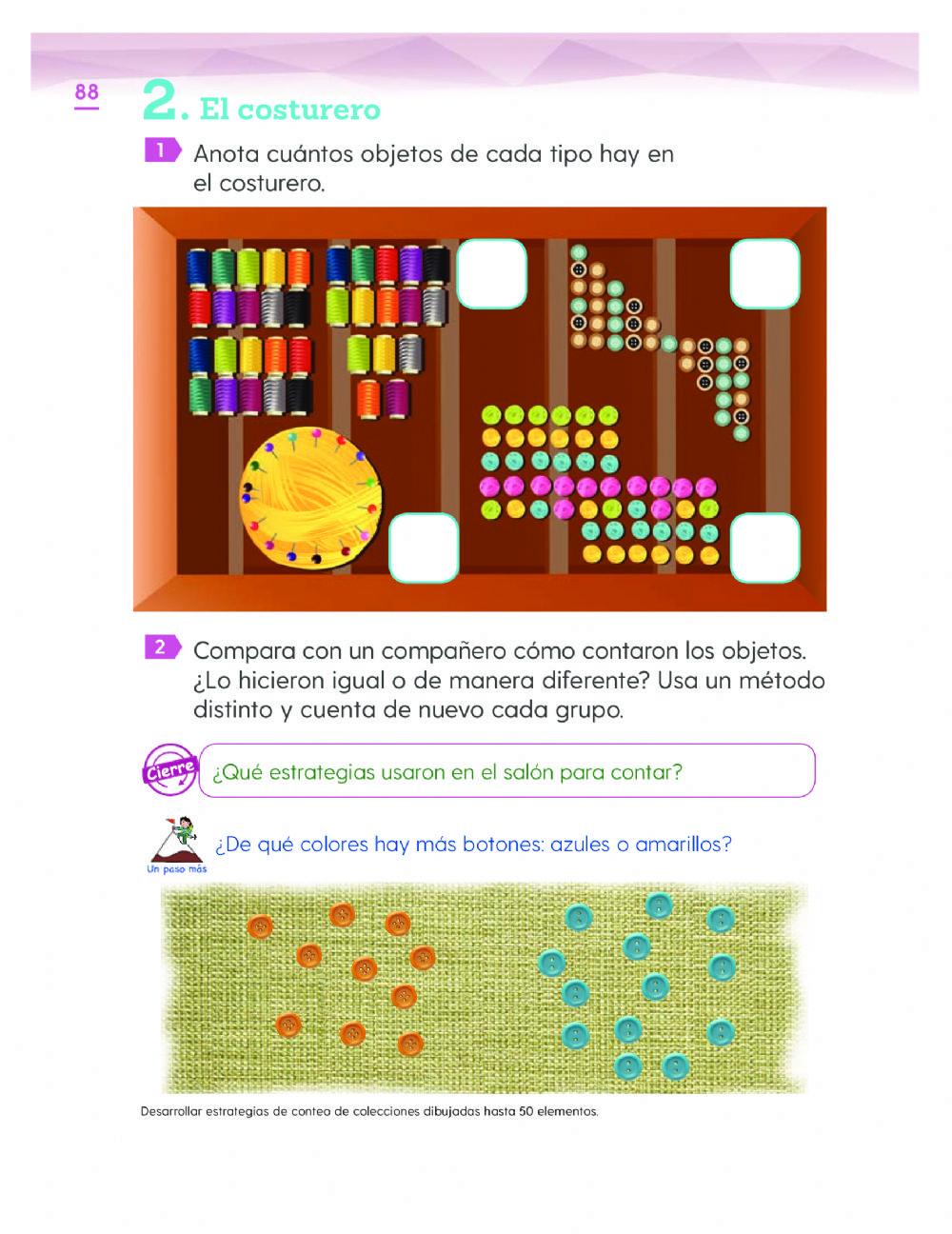 El costurero worksheet | Live Worksheets