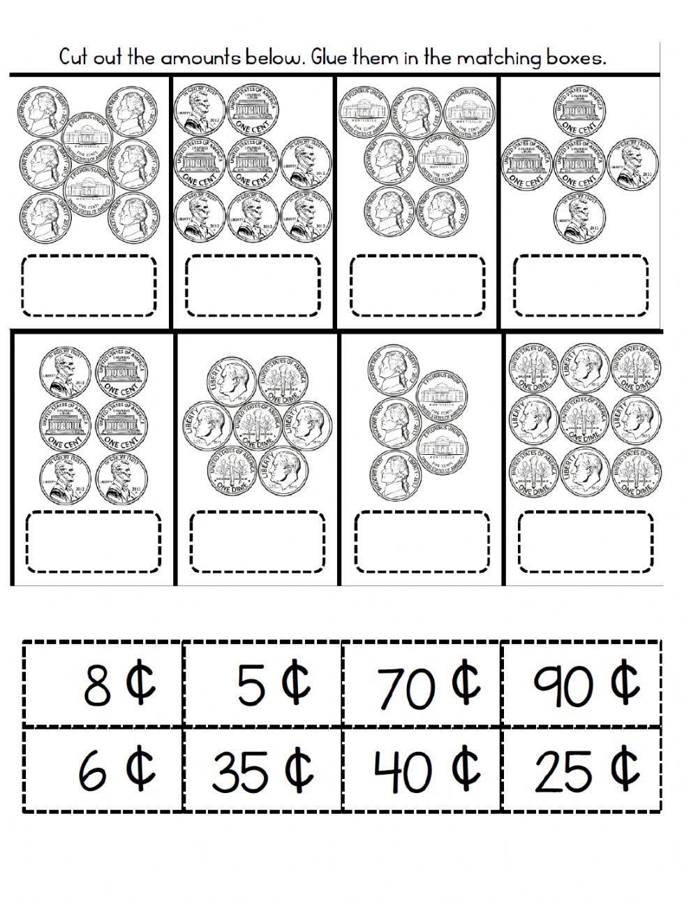 552416 | Money count | Colegio3 | LiveWorksheets
