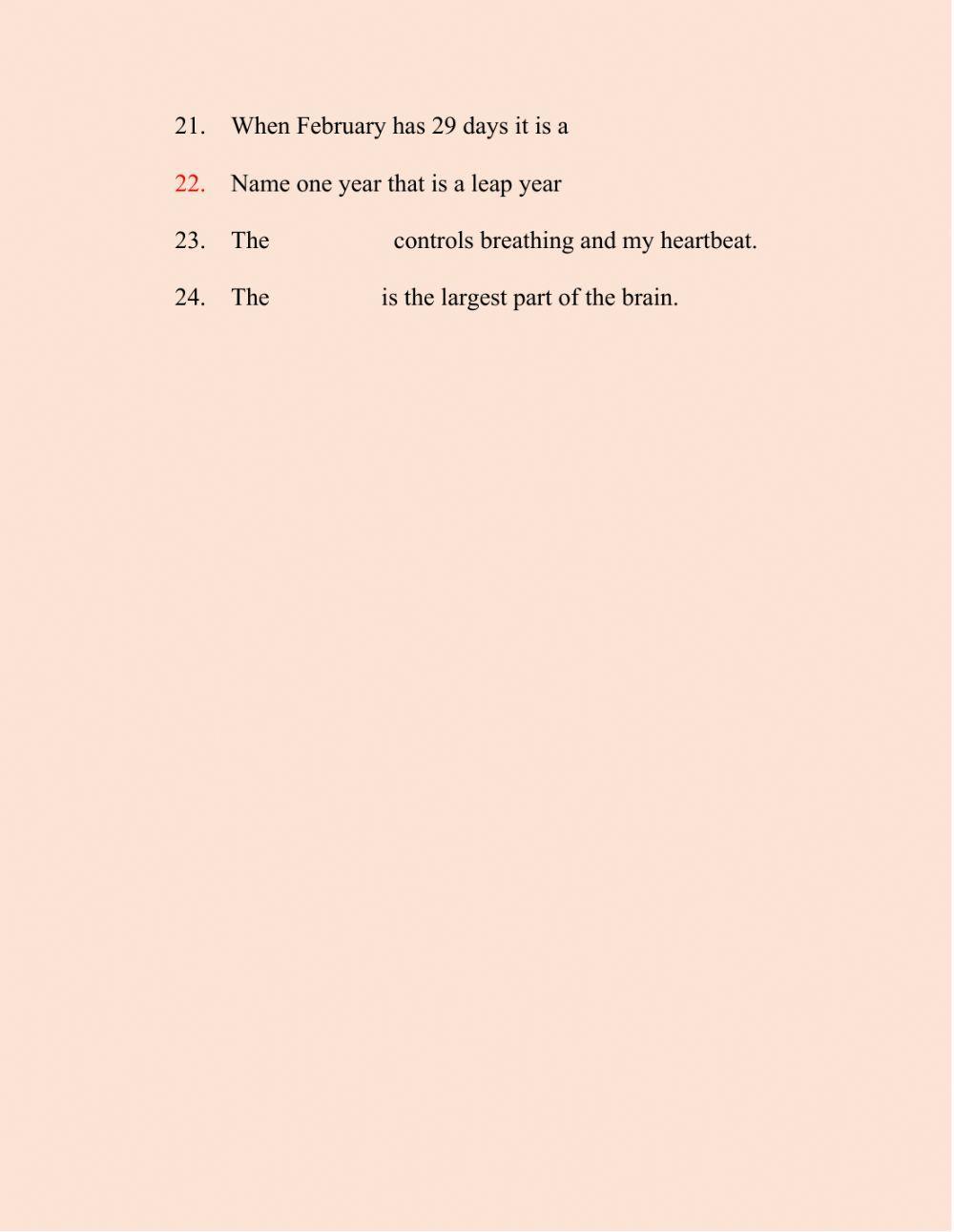 General Knowledge Grade 2 online exercise for | Live Worksheets