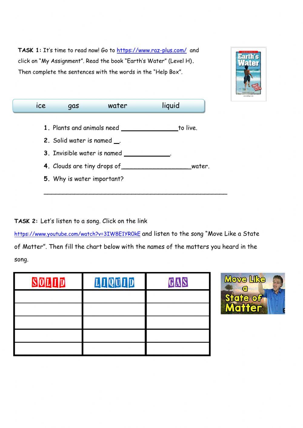 Gr 3 weekend homework week 10 worksheet | Live Worksheets