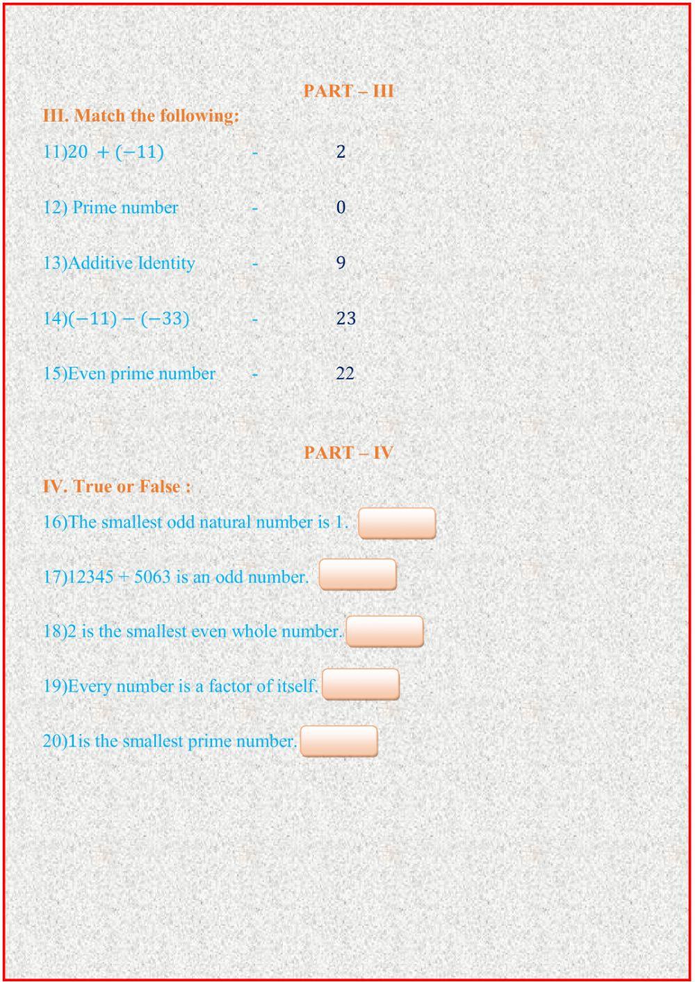 VIII Std Maths worksheet | Live Worksheets