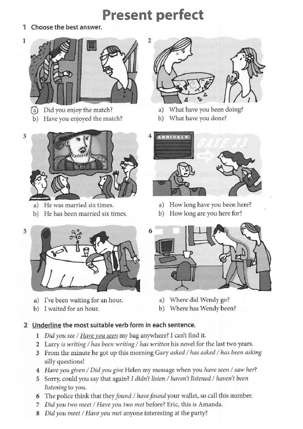 Present Perfect-Vince-B2 6201509 | Rita Sildnik | Live