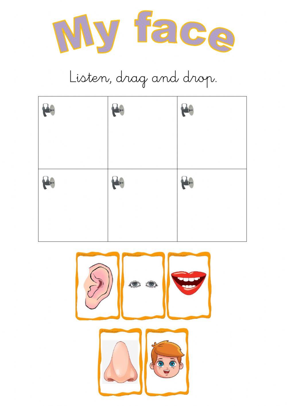 face 3 | Free Interactive Worksheets | 6202202