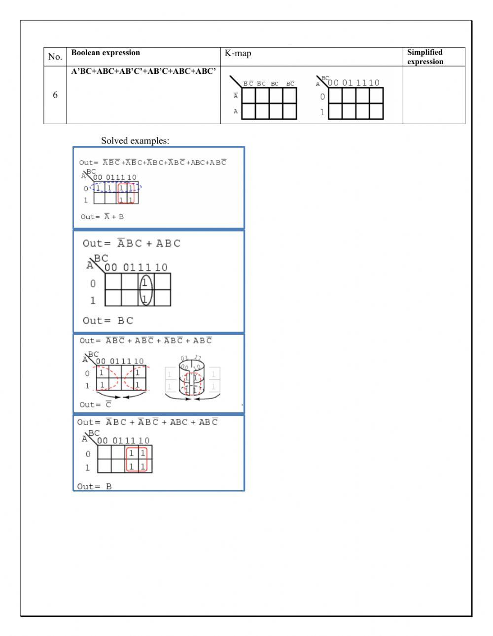474134 | Electronics K-Map extra | Baha saleh
