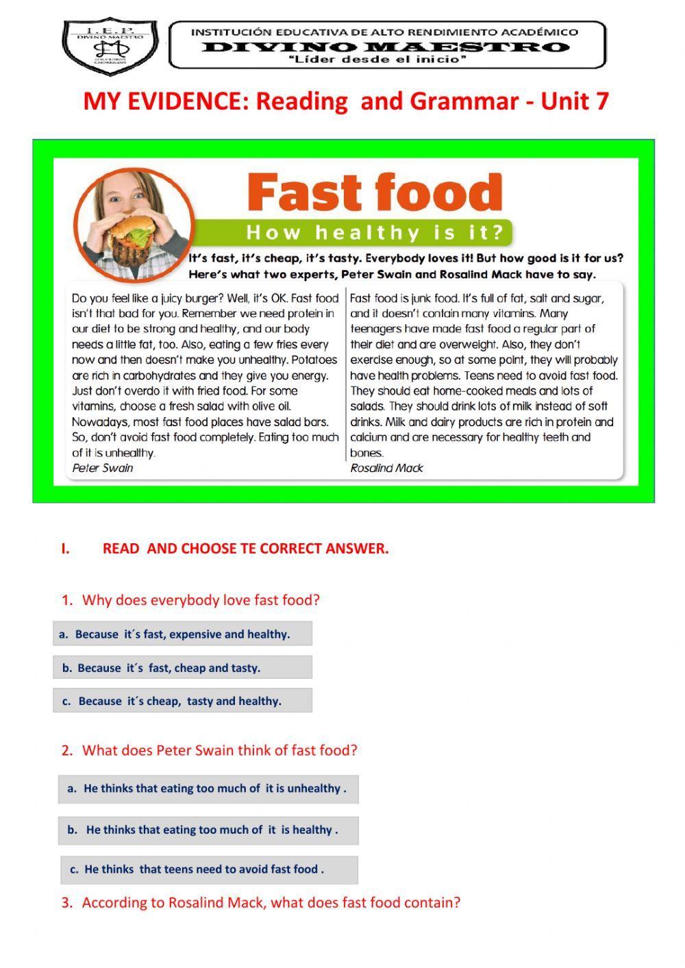 MY EVIDENCE : R… | Free Interactive Worksheets | 474568