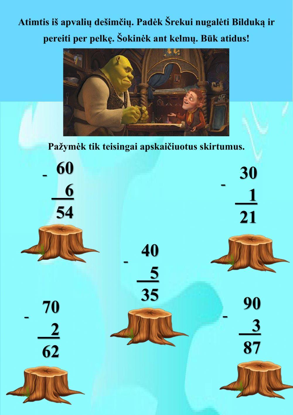 474608 | Atimtis iki 100 | SauleT | LiveWorksheets