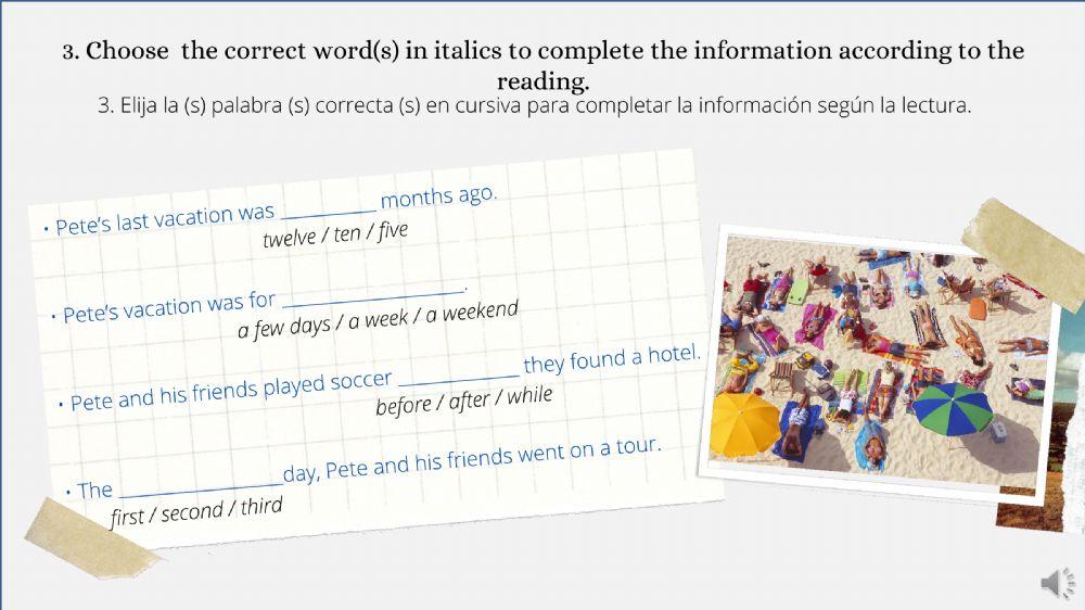 Week 22 interactive worksheet | Live Worksheets