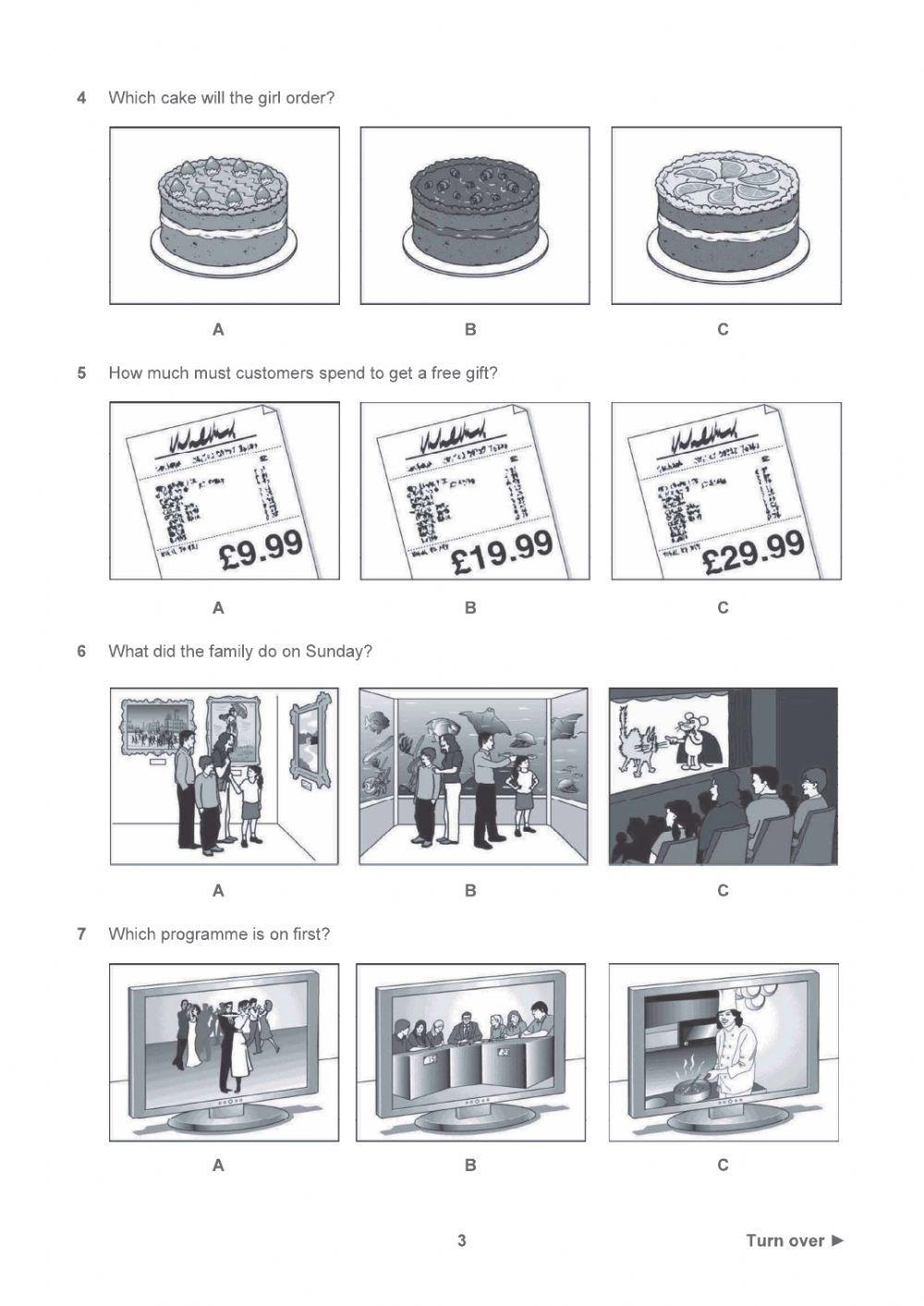 PET Cambridge S… | Free Interactive Worksheets | 474791