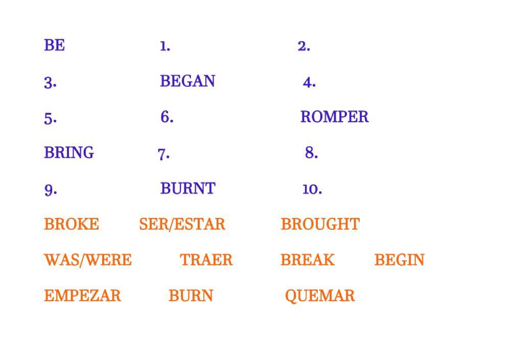 Practice movers… | Free Interactive Worksheets | 474873