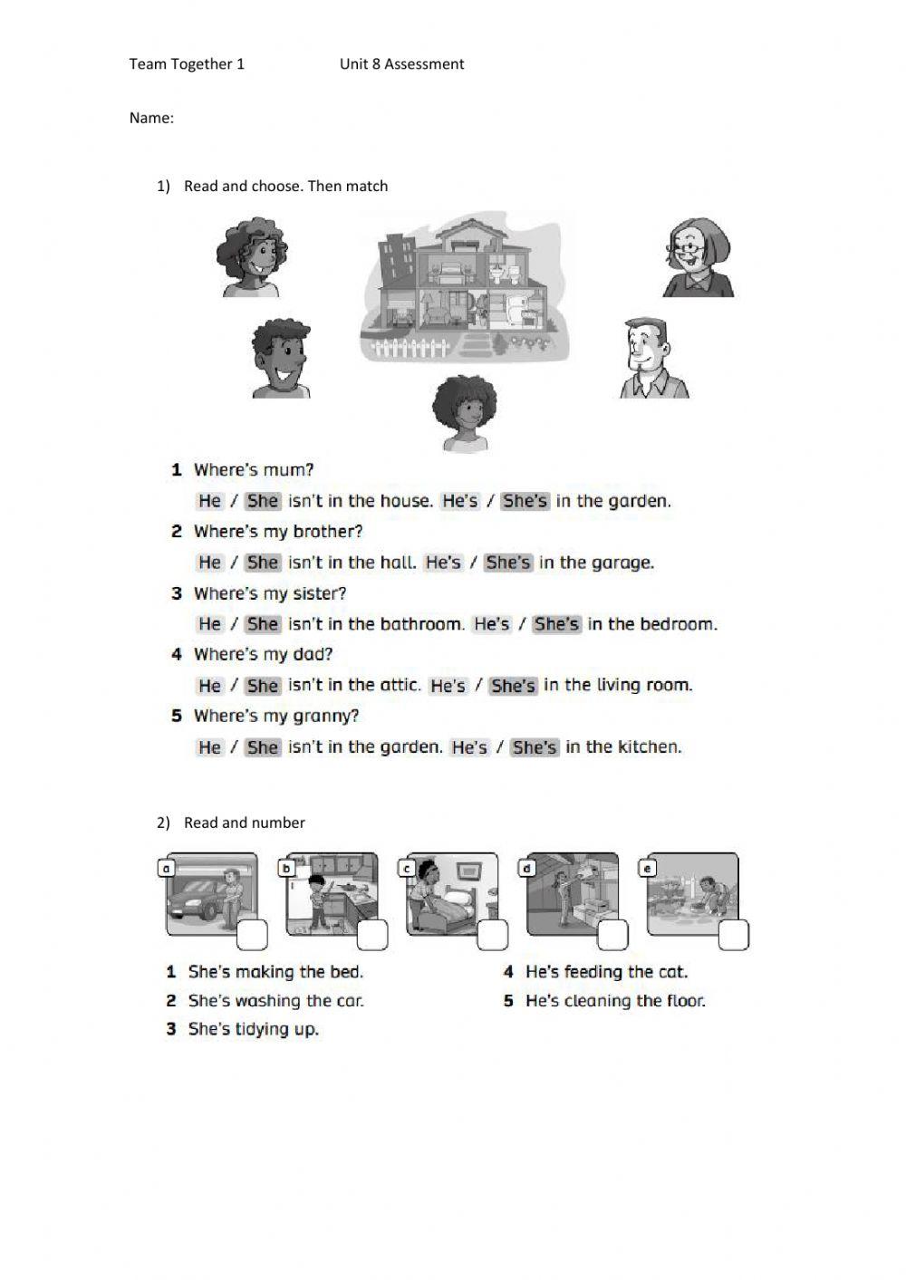 Team Together 1… | Free Interactive Worksheets | 6886401