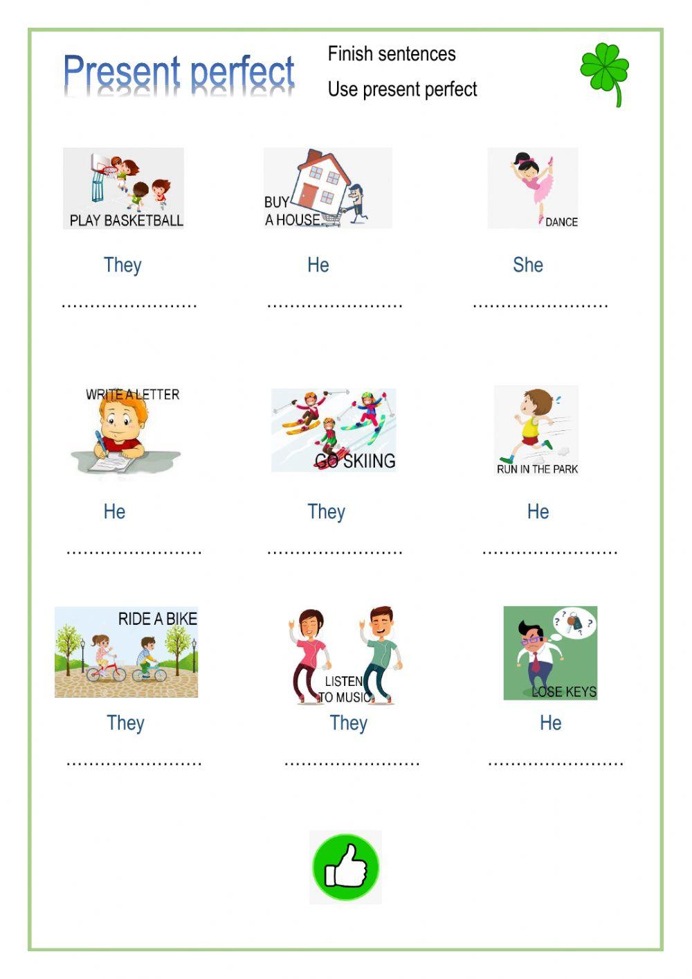 463341 | Present perfect | Jaffi | LiveWorksheets