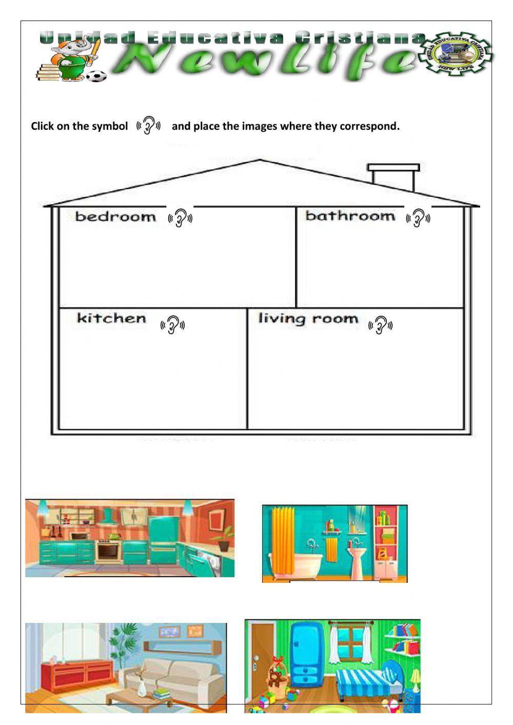 Home English as a Second Language (ESL) exercise | Live Worksheets