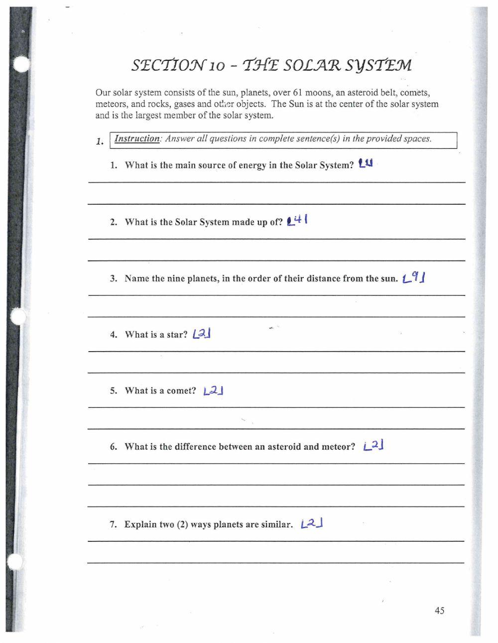 6208305 | Grade 7: Solar System Quiz | Brynae
