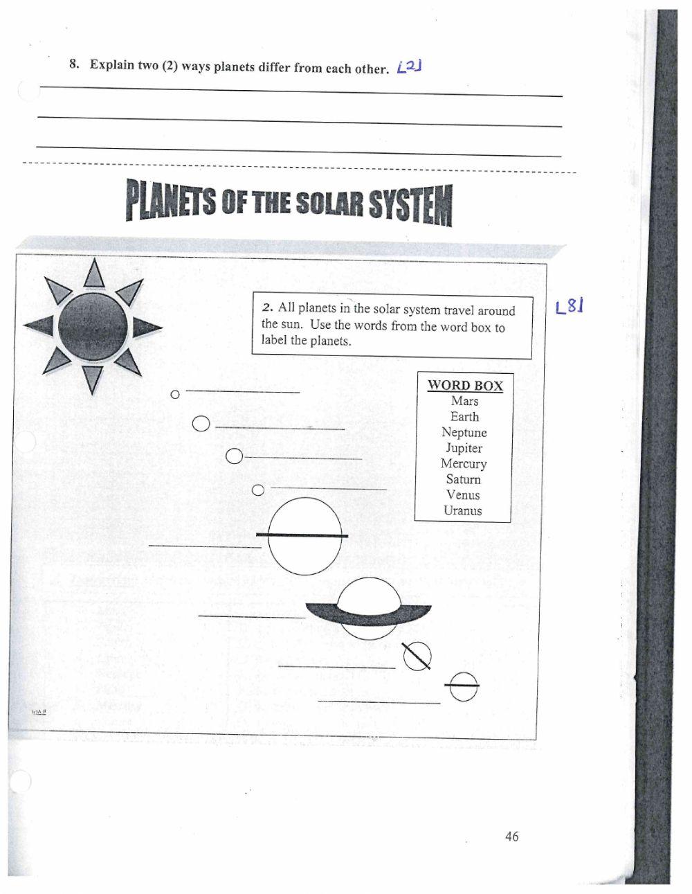 6208305 | Grade 7: Solar System Quiz | Brynae