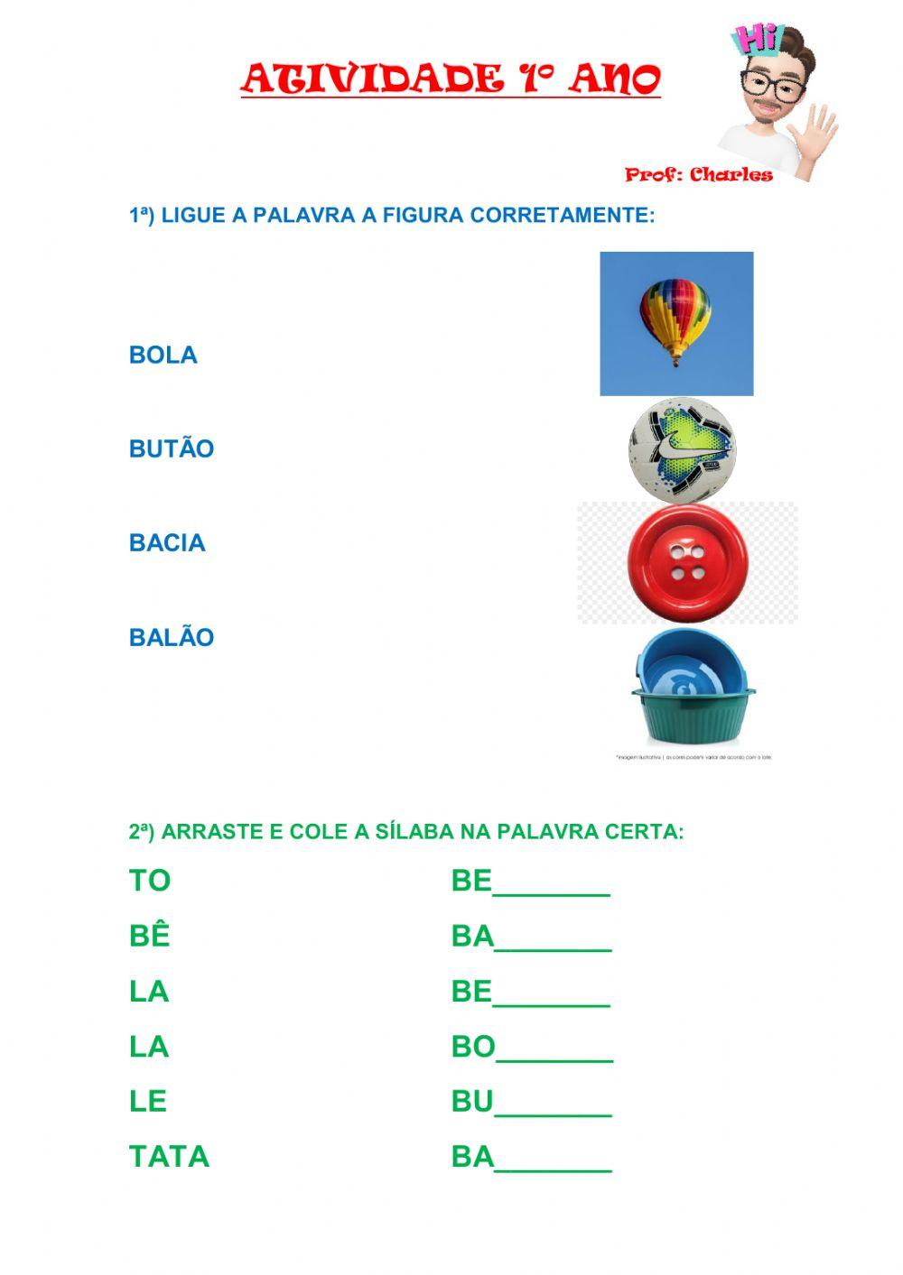 A letra B worksheet | Live Worksheets