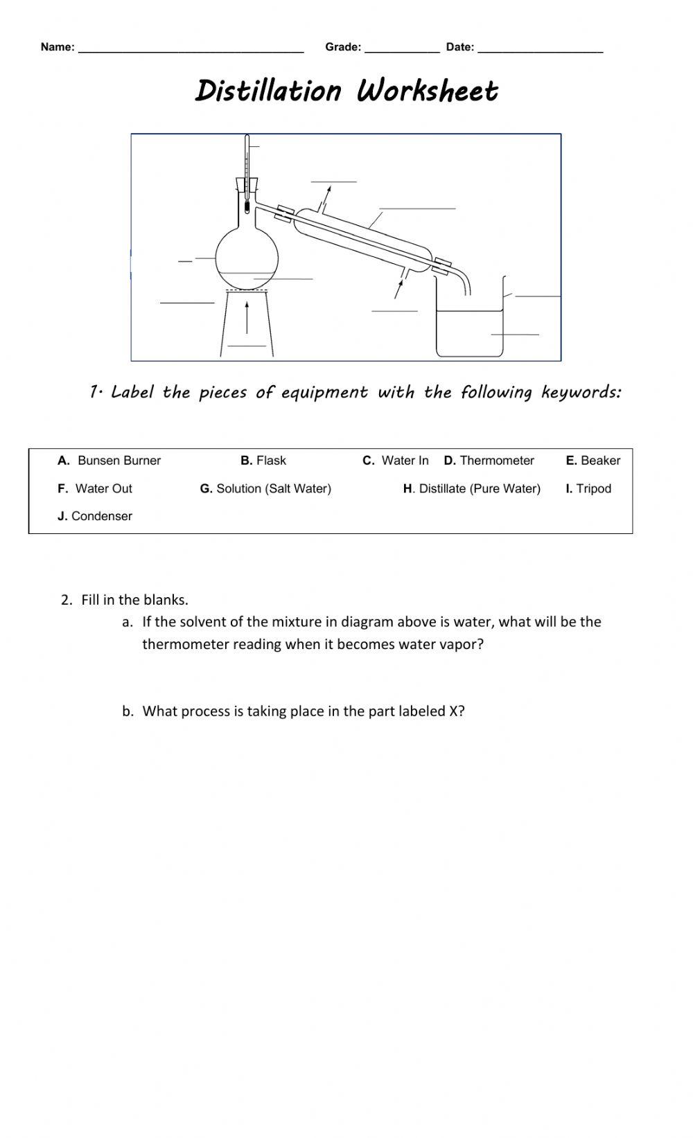 Simple Distillation Online Exercise For Live Worksheets simple-distillation-online-exercise-for-live-worksheets