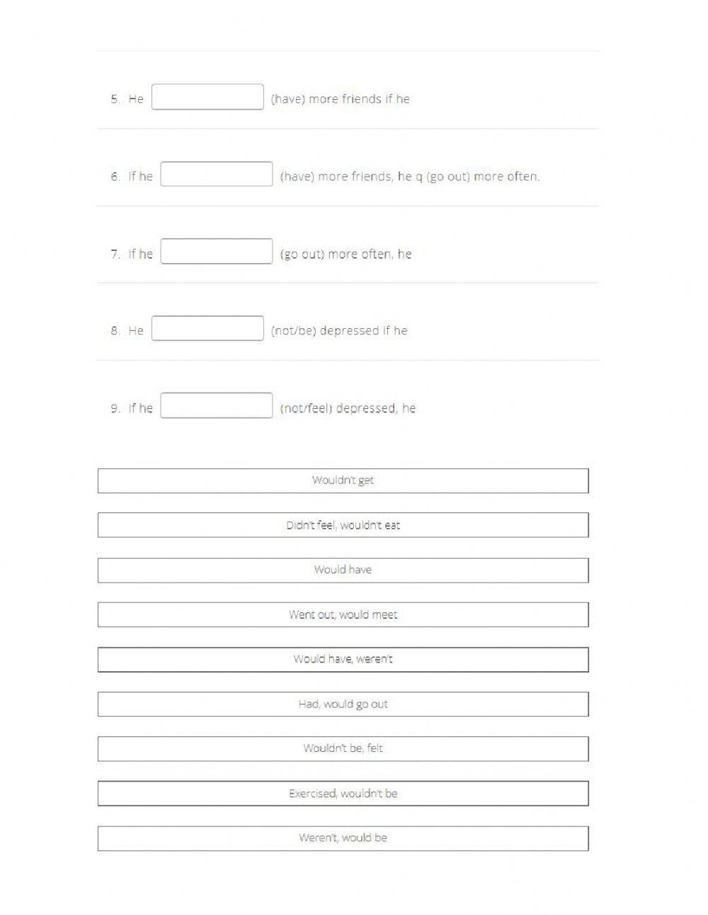 Second Conditional online activity for Teen 6 | Live Worksheets