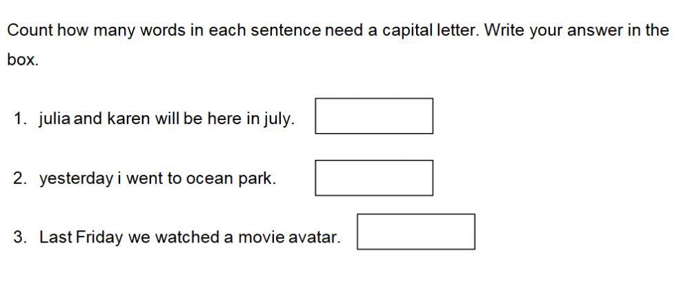 Capitalize 478881 | judyanncastillo | Live Worksheets