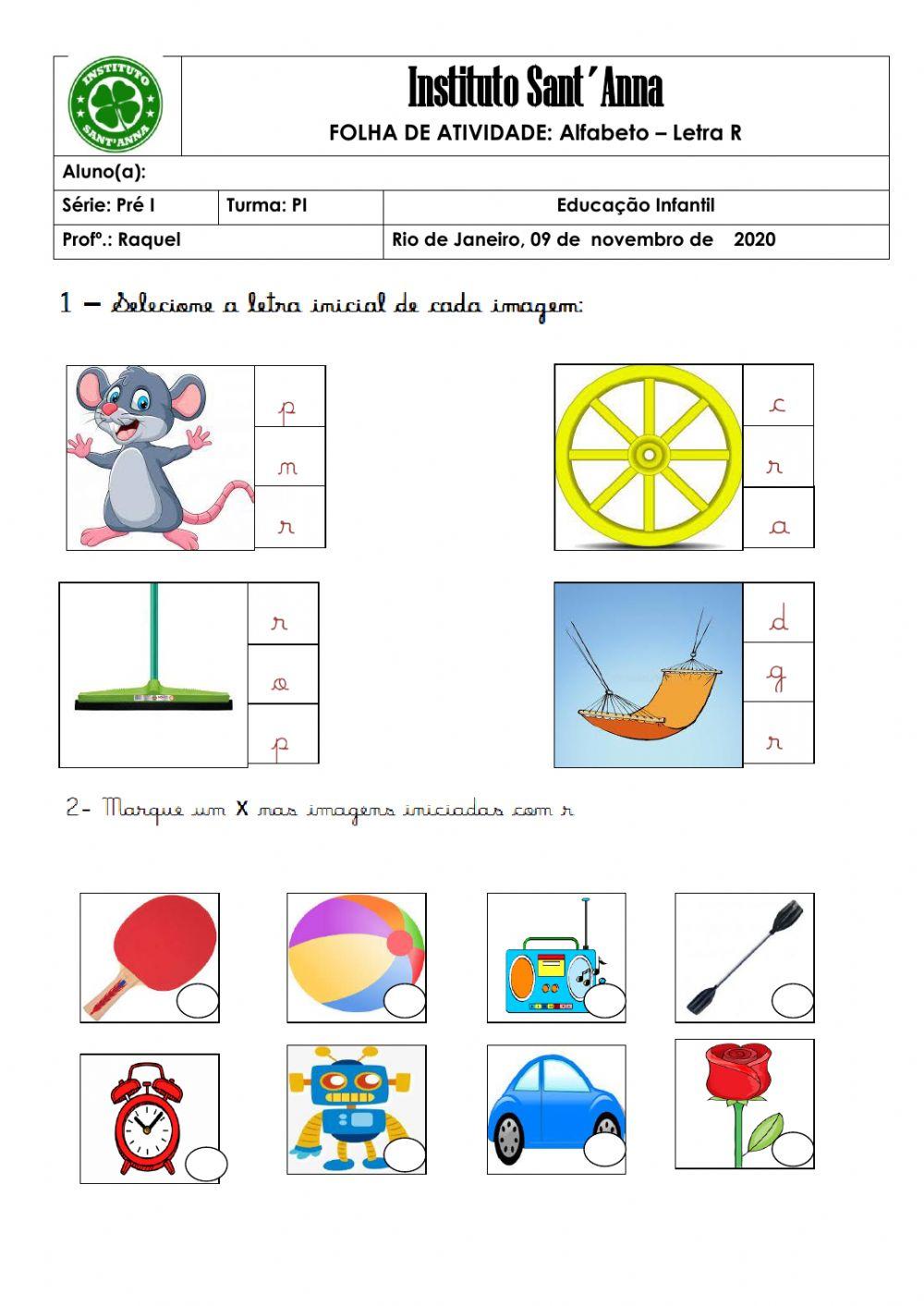 Letra R free activity | Live Worksheets