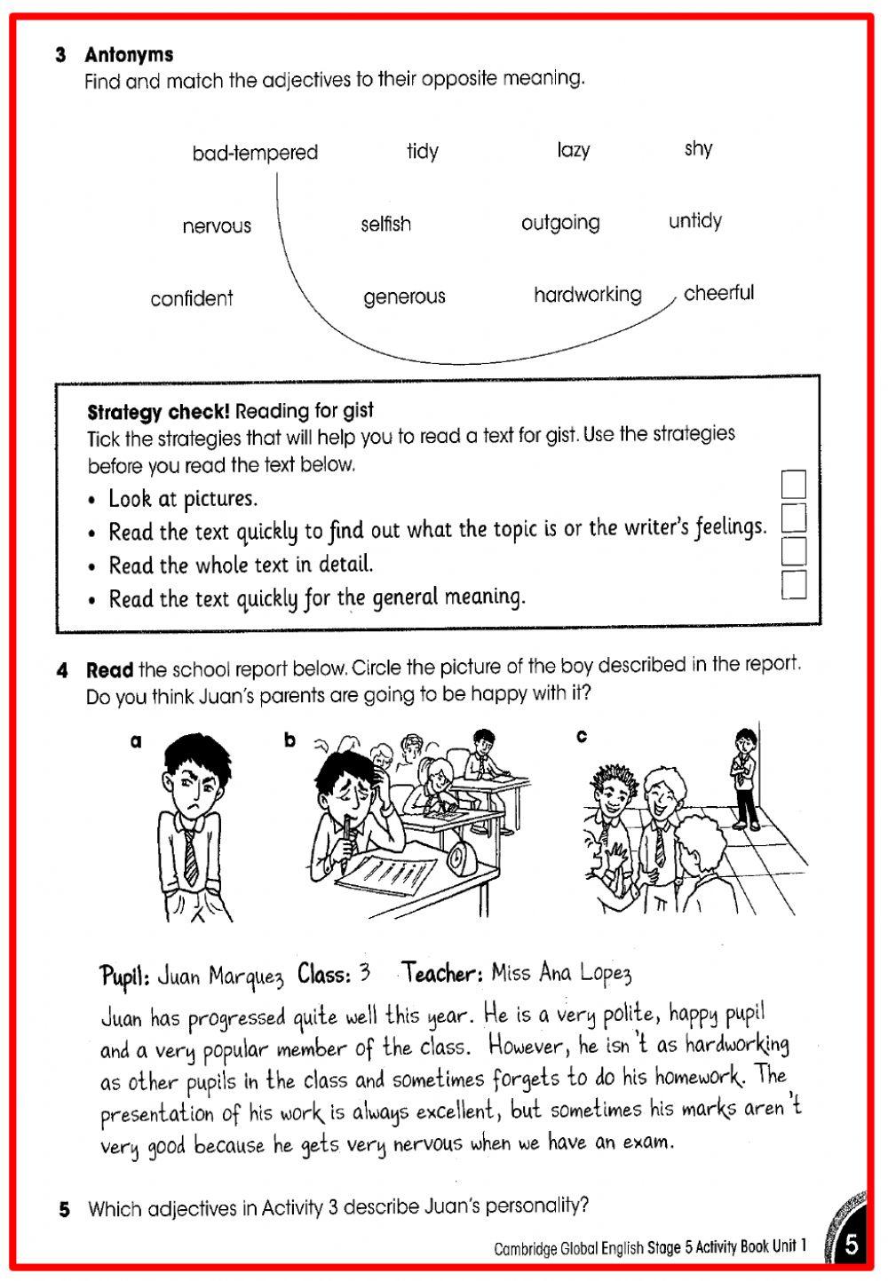 TALKING ABOUT P… | Free Interactive Worksheets | 6212490