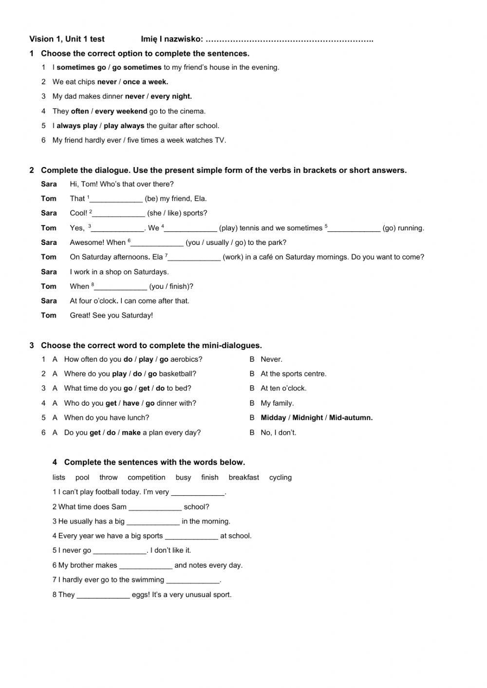 6213293 | Vision 1, test 1 | Barbara83183