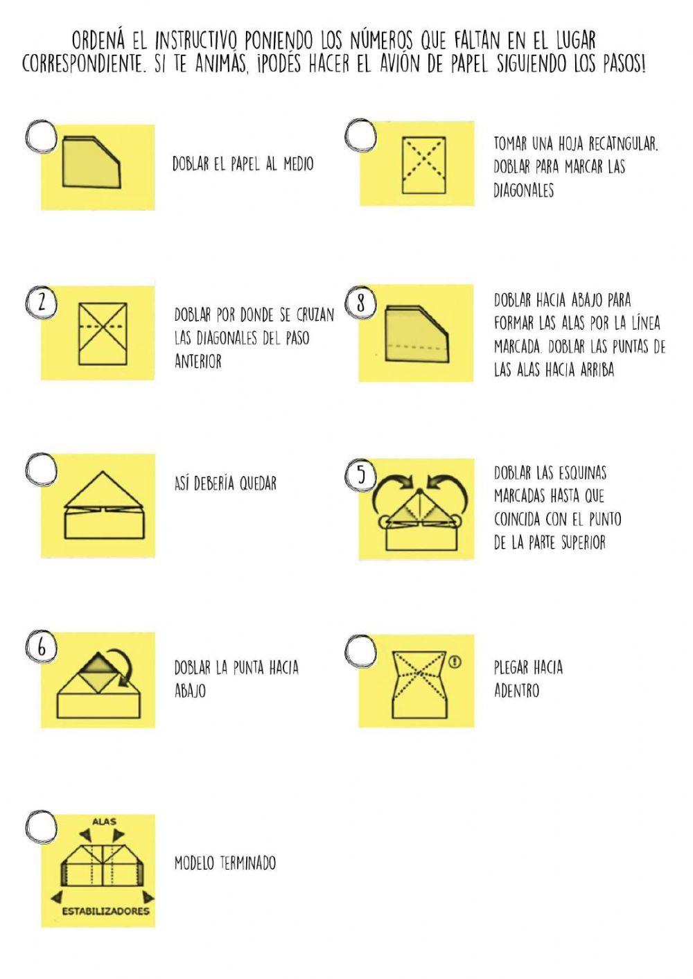 4to - Tecnología - Los instructivos online exercise for | Live Worksheets 4to - Tecnología - Los instructivos online exercise for | Live Worksheets