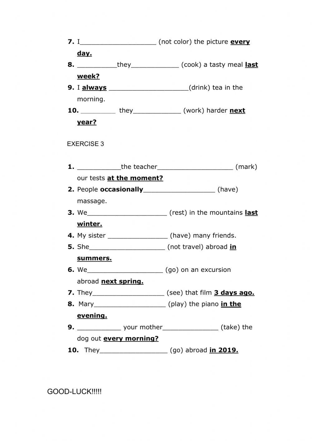Present simple-… | Free Interactive Worksheets | 4401678