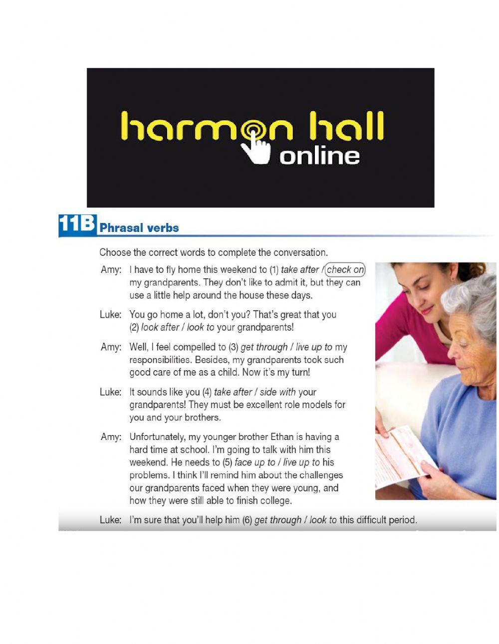 Passages Level 2 - Phrasal Verbs worksheet | Live Worksheets