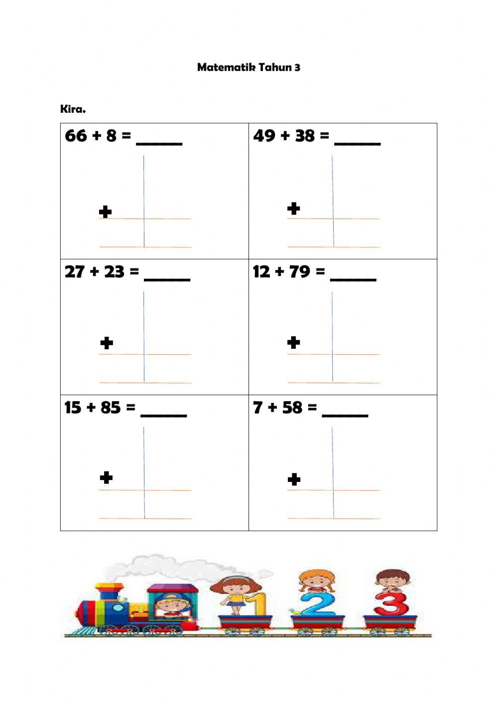Matematik PPKI Matematik exercise | Live Worksheets