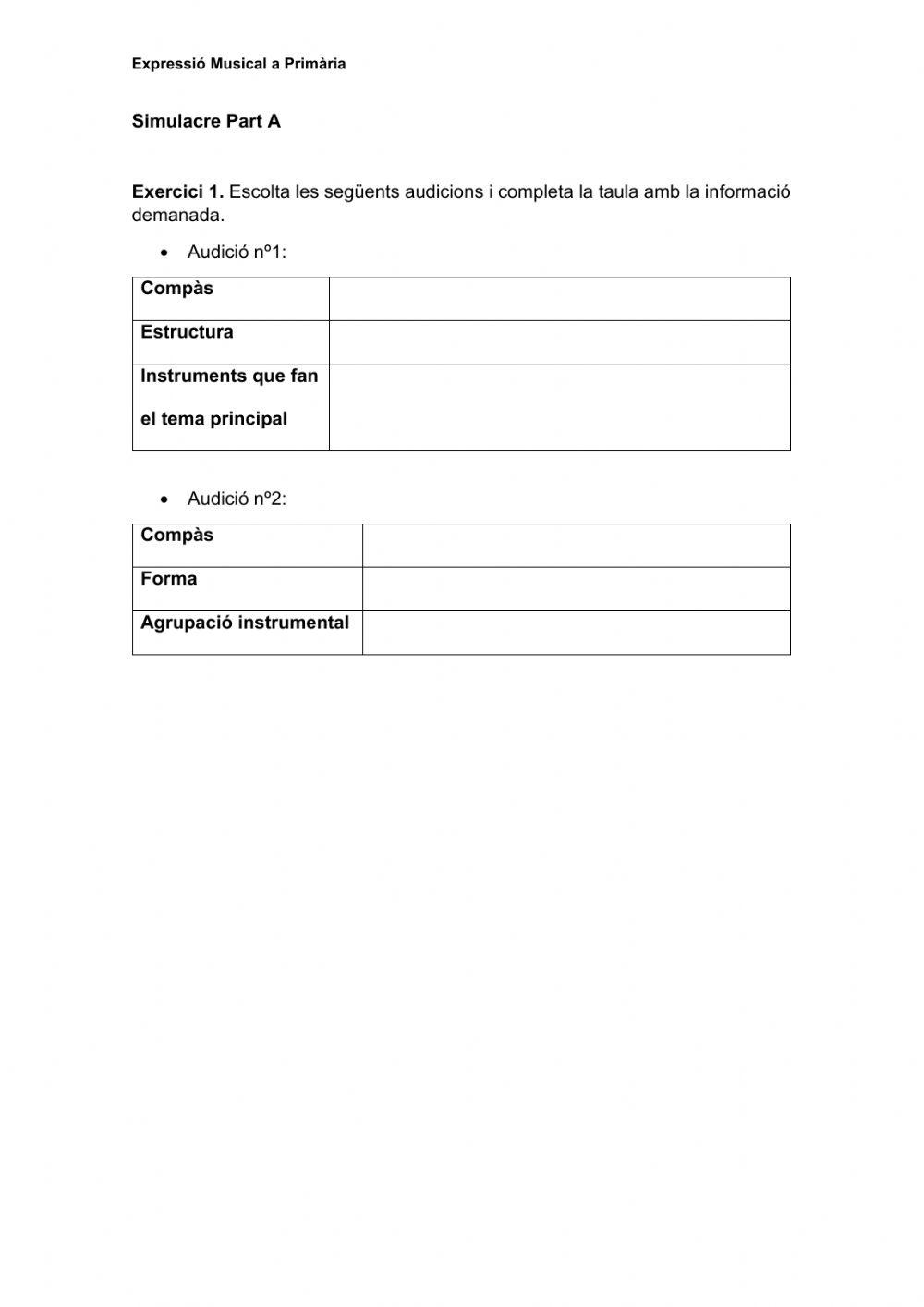 Simulacre Part A worksheet | Live Worksheets