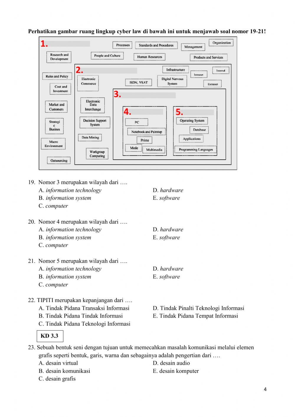 PAS Informatika interactive worksheet | Live Worksheets