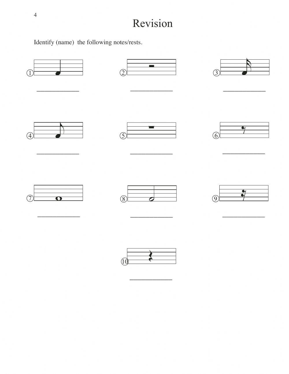 Revision 4 exercise | Live Worksheets