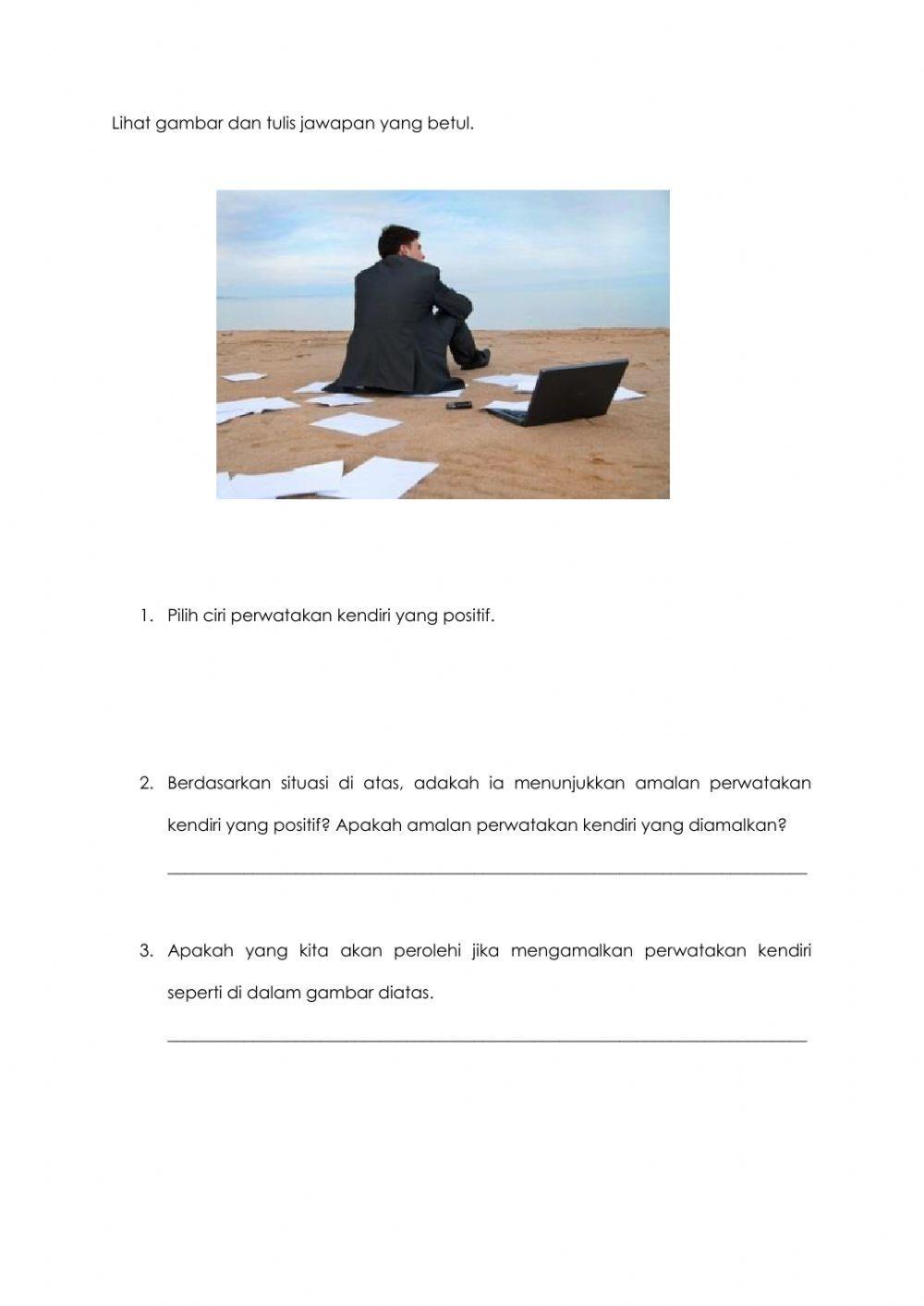 Unit 3 : Perwatakan Kendiri Yang Positif worksheet | Live Worksheets