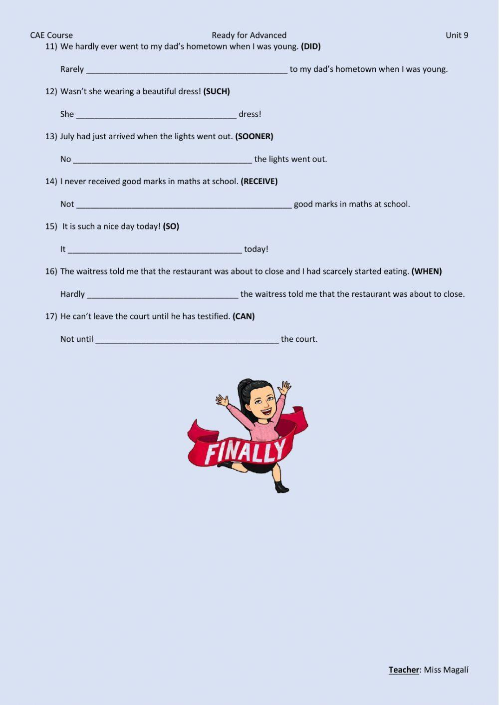 Emphatic & Excl… | Free Interactive Worksheets | 553658