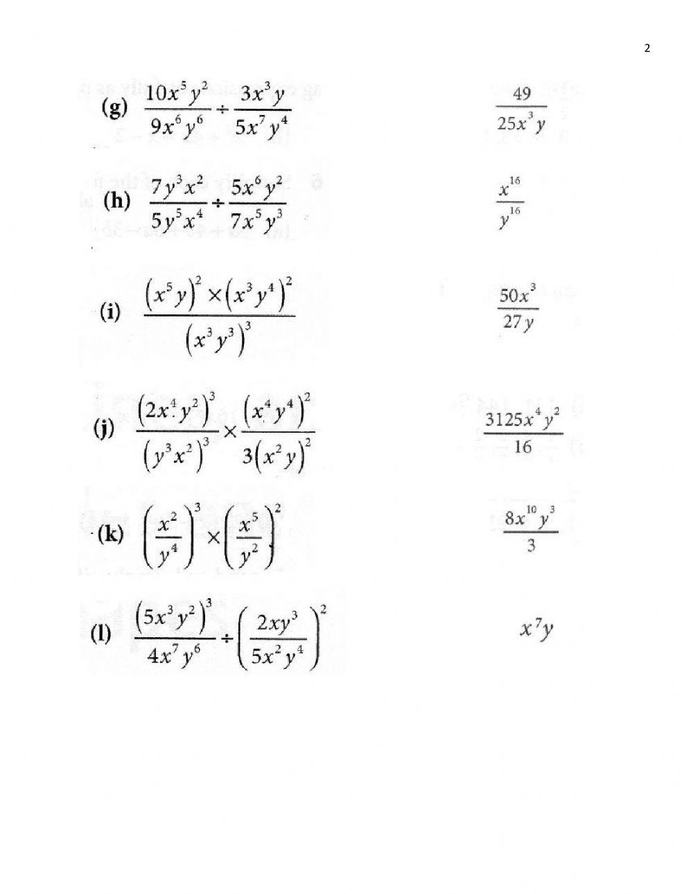 IGCSE Year 11 Algebra Exercise Solved Simplifying Exponents, 55% OFF IGCSE Year 11 Algebra Exercise Solved Simplifying Exponents, 55% OFF