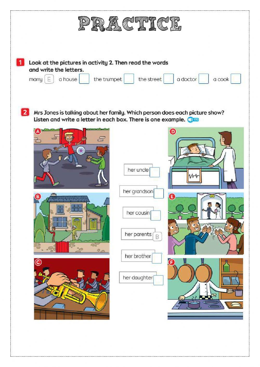 Kids 4 listening interactive activity for KIDS | Live Worksheets