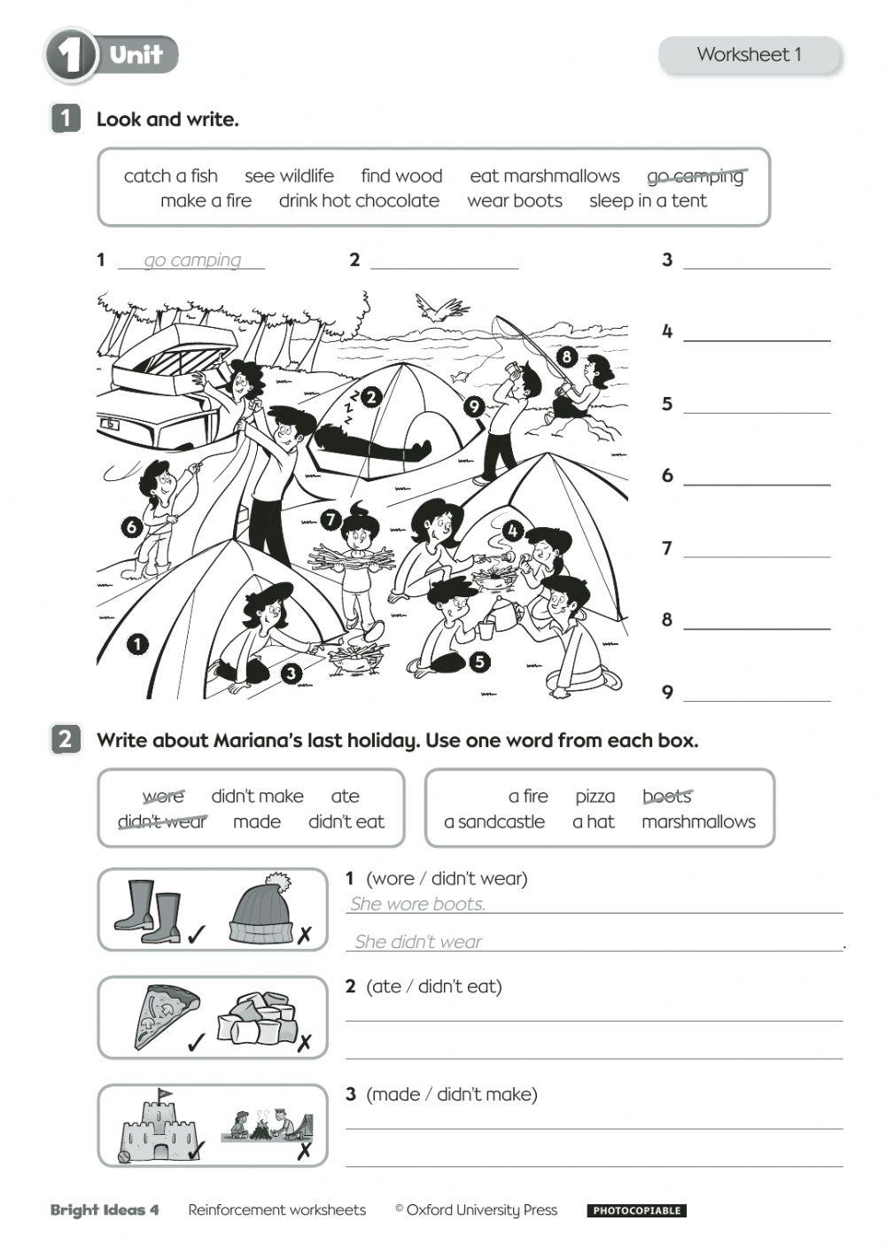 Bright Ideas 4 - Revision 1-2-3 online exercise for | Live Worksheets