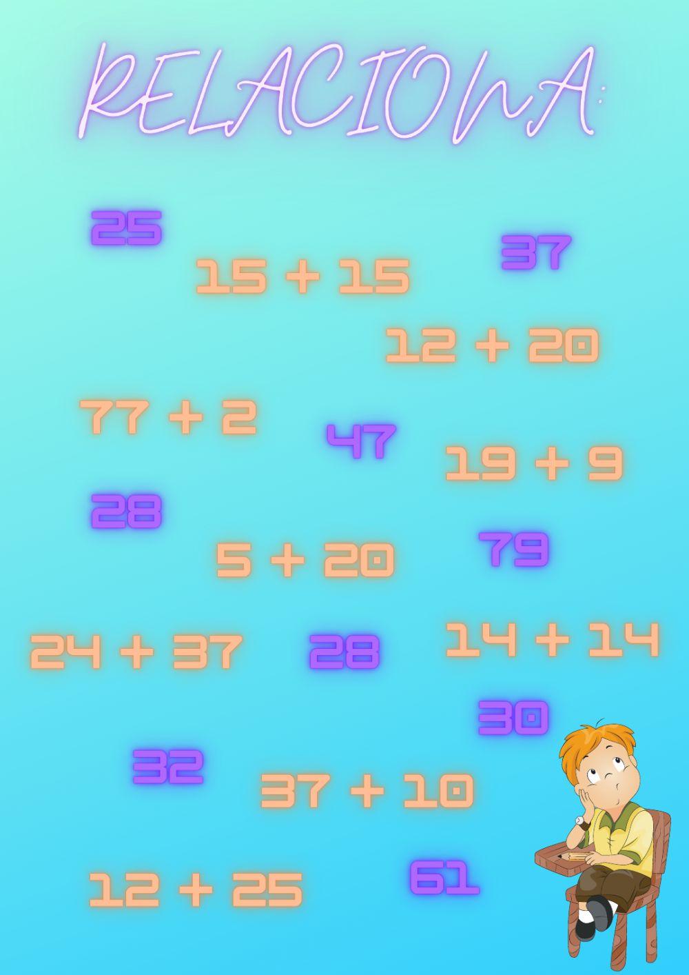 Sumes online exercise for 2n | Live Worksheets