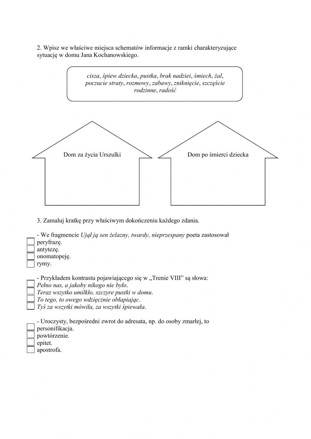 Karta pracy interactive worksheet | Live Worksheets
