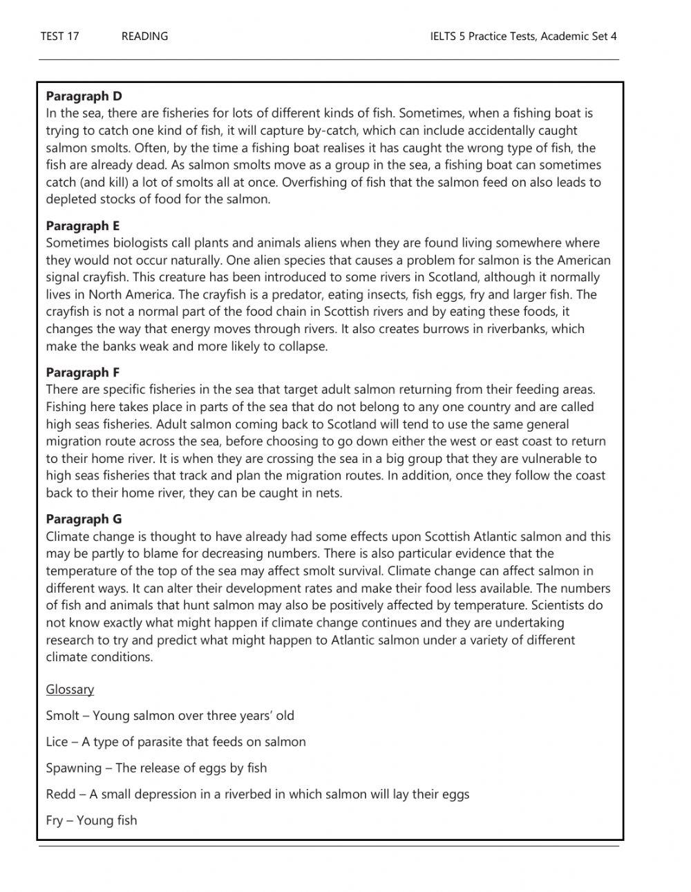 IELTS reading | Free Interactive Worksheets | 556129