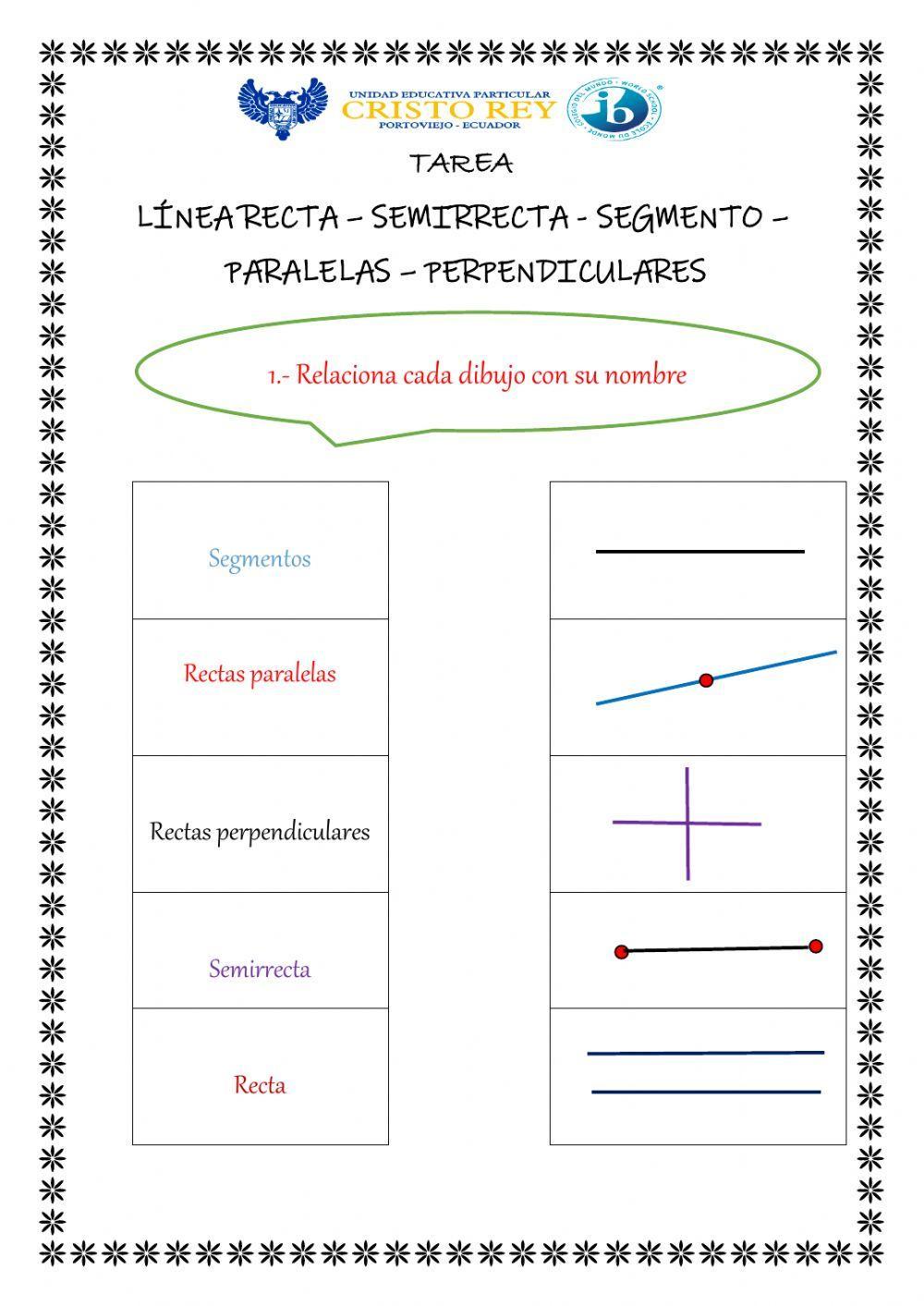Líneas interactive activity | Live Worksheets