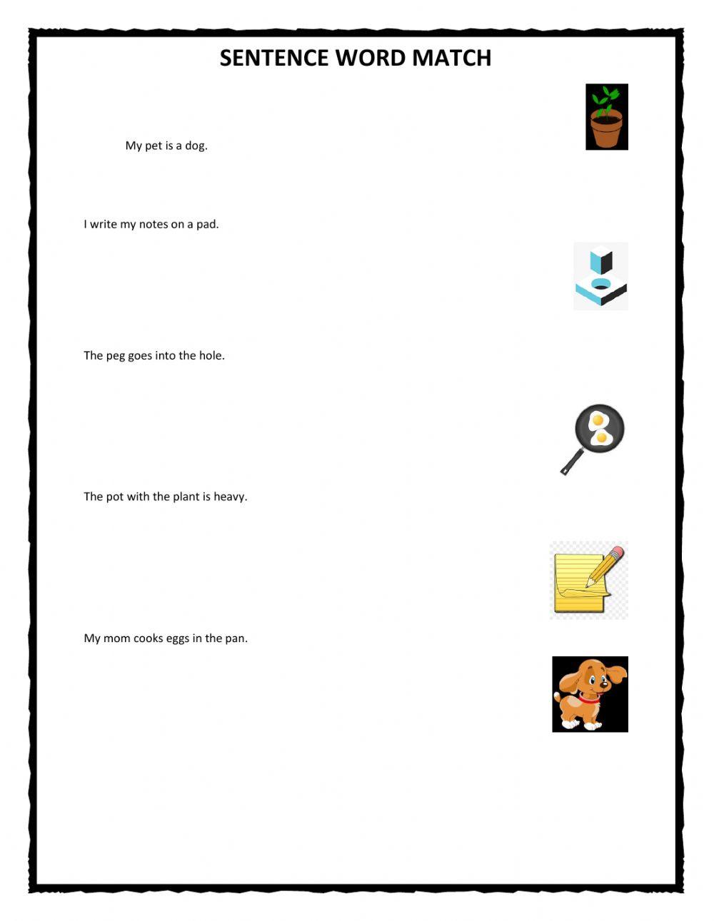 Sentence Match Up Worksheet Live Worksheets sentence-match-up-worksheet-live-worksheets