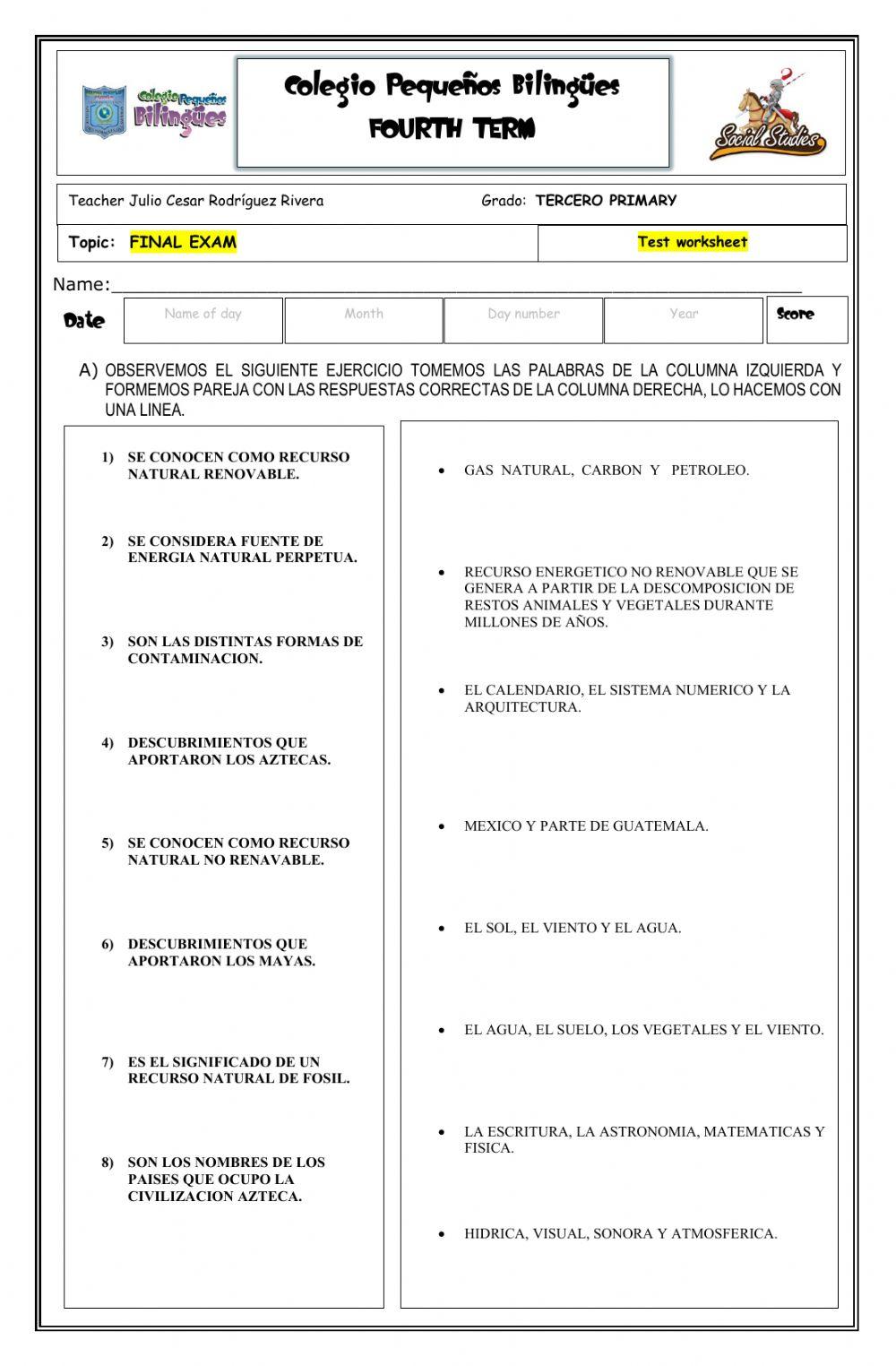 Conservacion de… | Free Interactive Worksheets | 579874