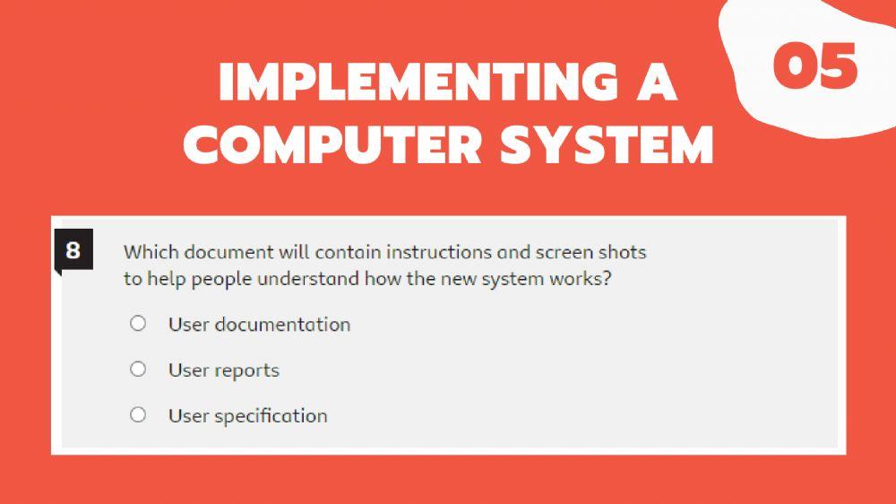 580028 | ICT Systems Implementation | Teacher Amefil