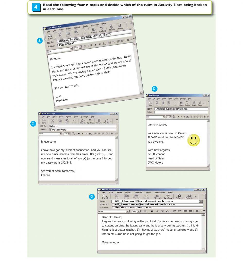which rule is broken online exercise for | Live Worksheets