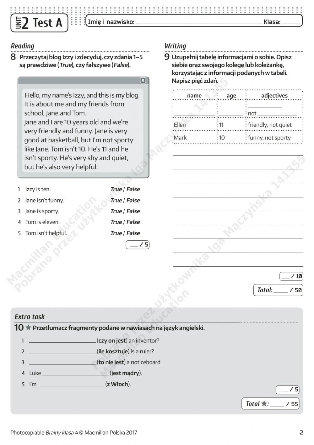 6313779 | Brainy 4 unit 2 | Iga Mączyńska