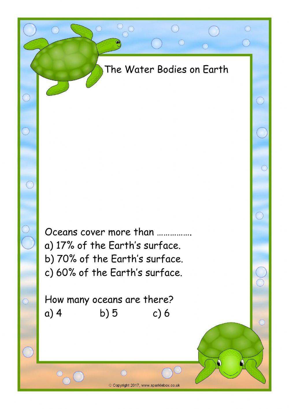 581581 | The Water Bodies | LESLIE CRUZ | LiveWorksheets