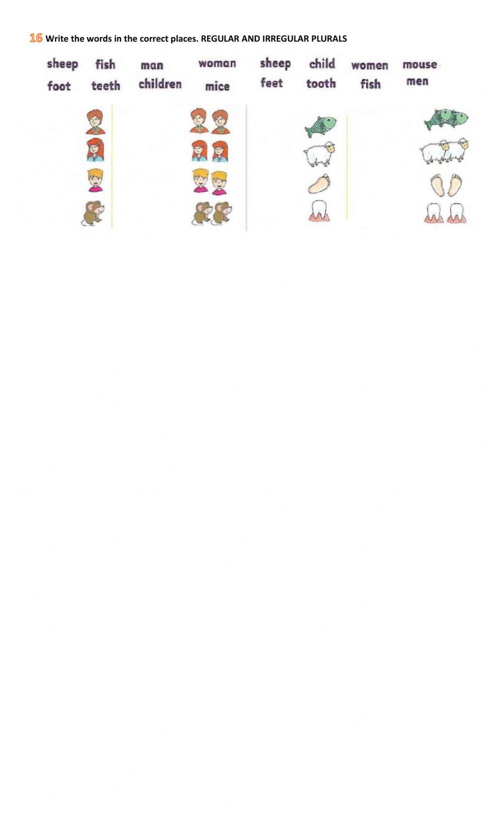 1° PRACTICAL WORK STARTER ENGLISH exercise | Live Worksheets