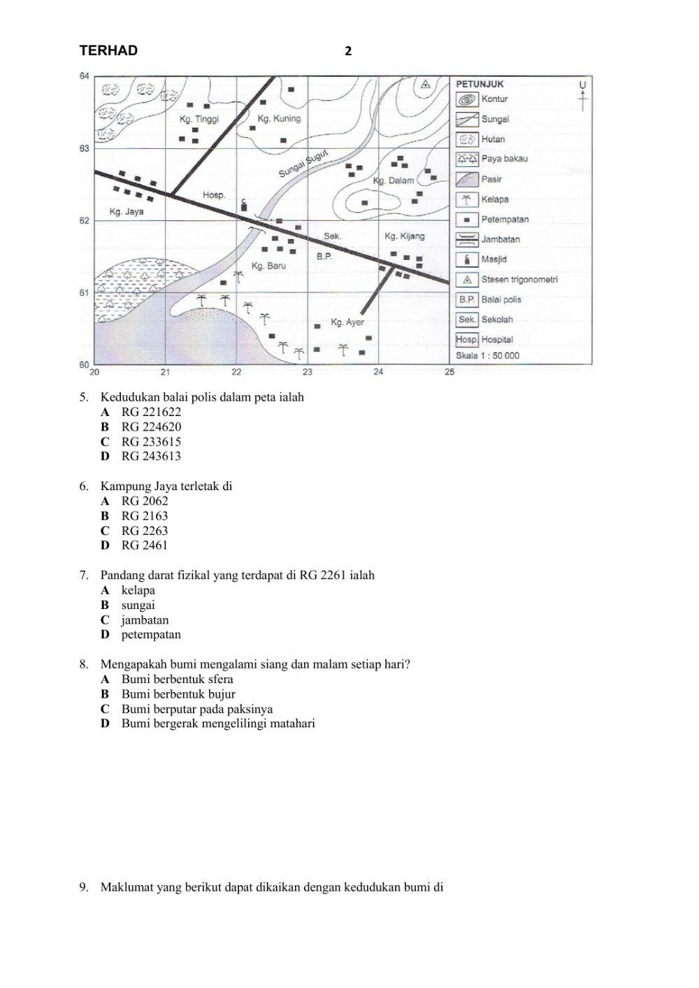 Soalan objektif | Free Interactive Worksheets | 582785