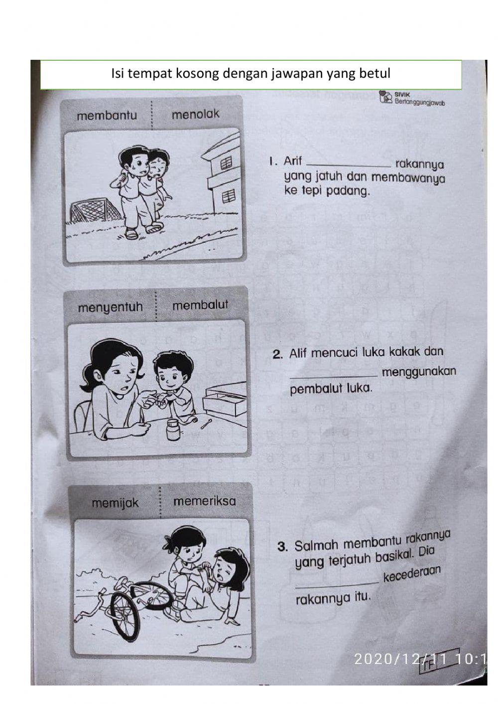 Awas: Berhati-hati worksheet | Live Worksheets